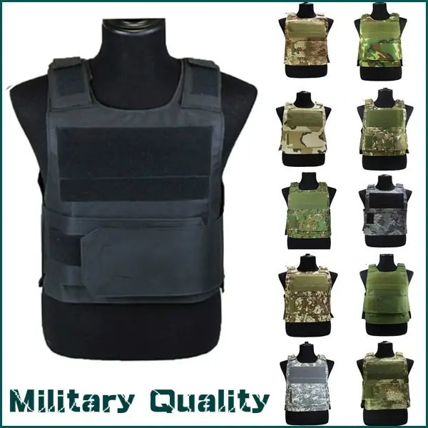 Waterproof US Army Military Tactical Vest Anti Stab Hard Self-Defense ...