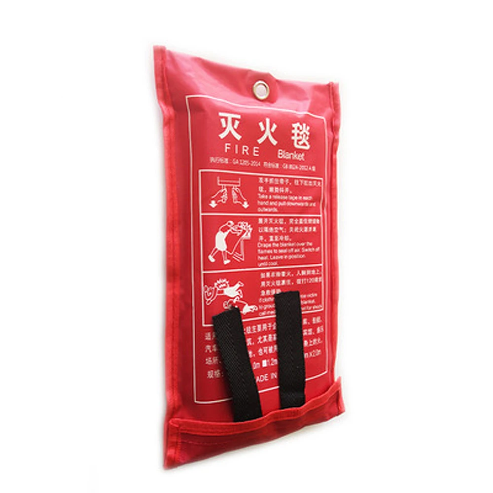 1.2mx1.2m Fiberglass Fire Blanket Fire Flame Retardant Emergency ...