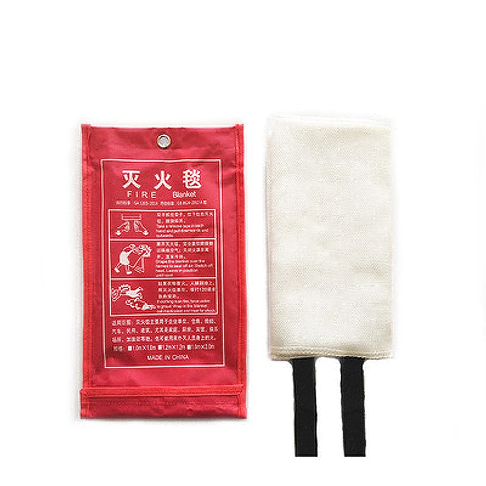 1.2mx1.2m Fiberglass Fire Blanket Fire Flame Retardant Emergency ...