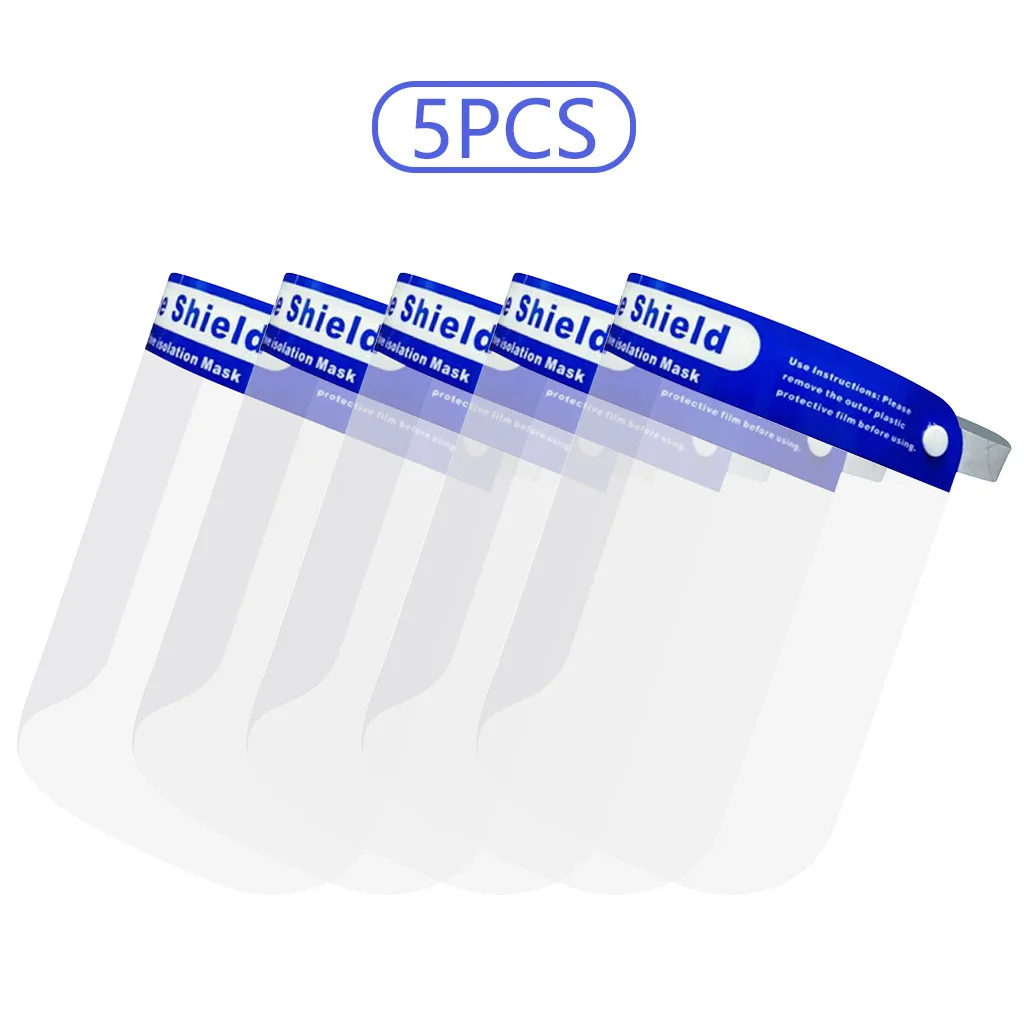 1/5pcs Full Face Shield Fog-proof Flip Up Visor Safety Work Guard ...