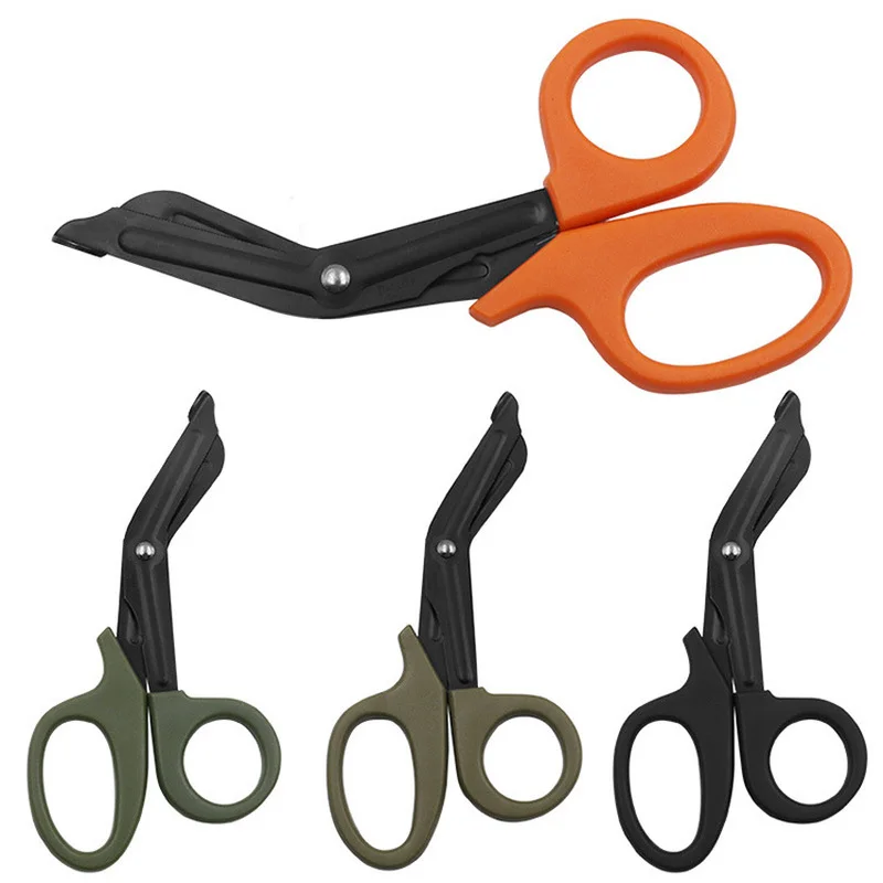 1Pc Tactical Emergency Gauze Trauma Bandage Rescue Scissor Survive Gear ...