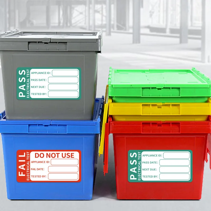 25CPS PAT Test Passed or Failed Stickers Electrical Safety Self ...