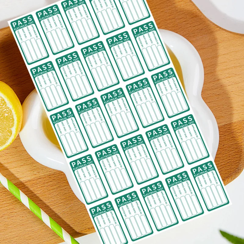 25CPS PAT Test Passed or Failed Stickers Electrical Safety Self ...