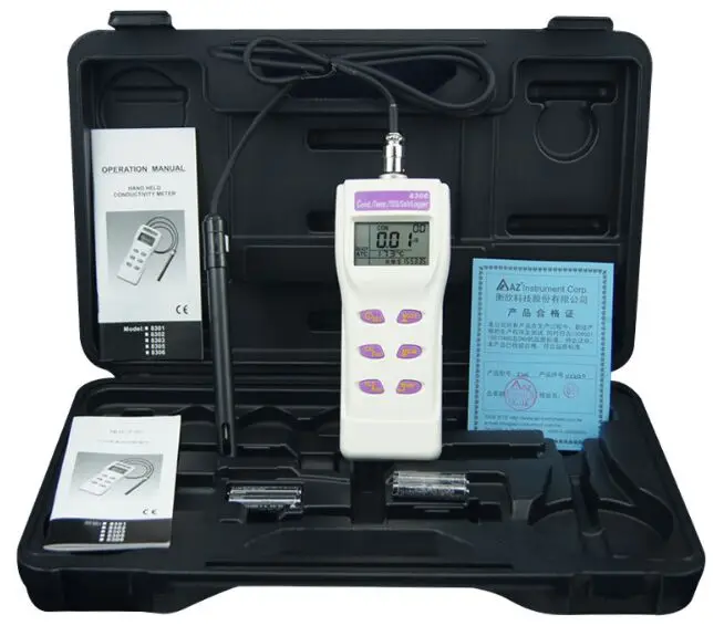 AZ8306 Portable Conductivity Meter Water Test Pen COND / TDS Detector ...