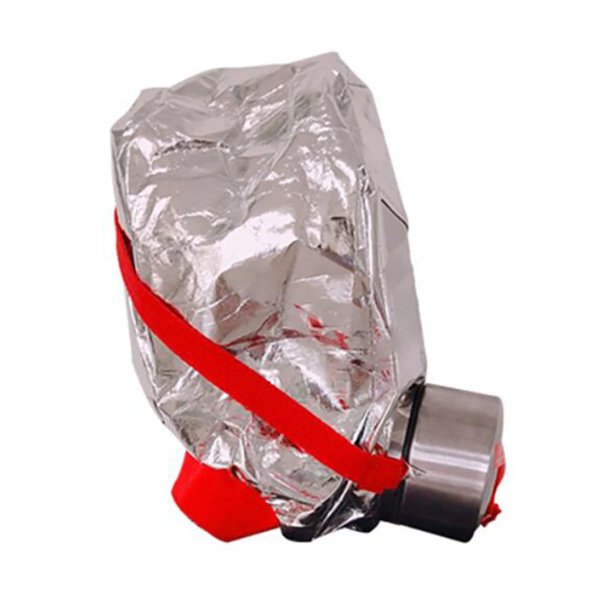 Adjustable Head Belt Fire Mask Respirators, Large View Filtered Type ...