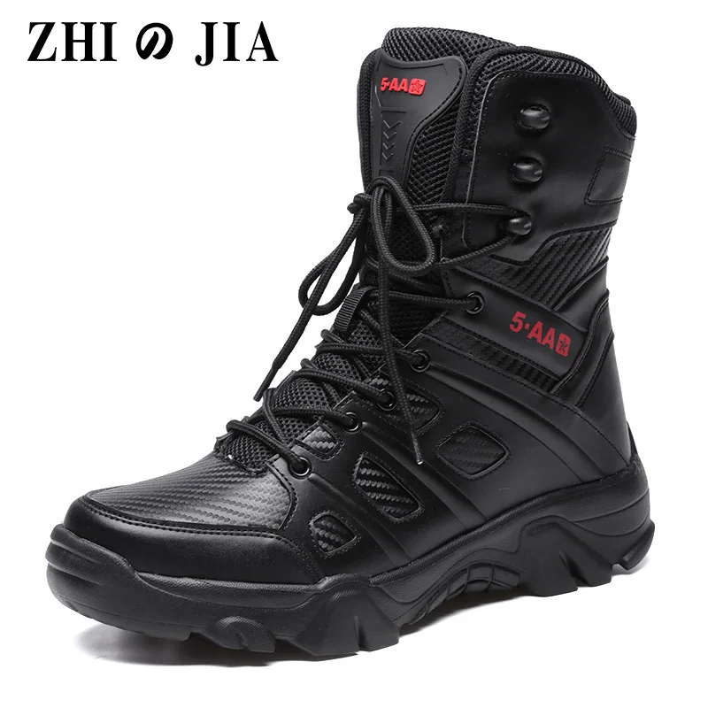Big Size 47 Men's Military Boot Combat Mens Ankle Boot Tactical Warm ...