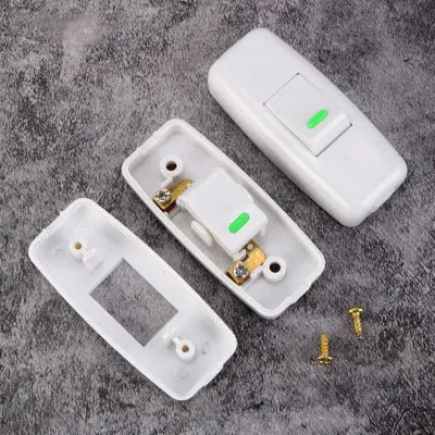 Boat Shape Switch Home Light Switches Classic White Inline On/Off Table ...