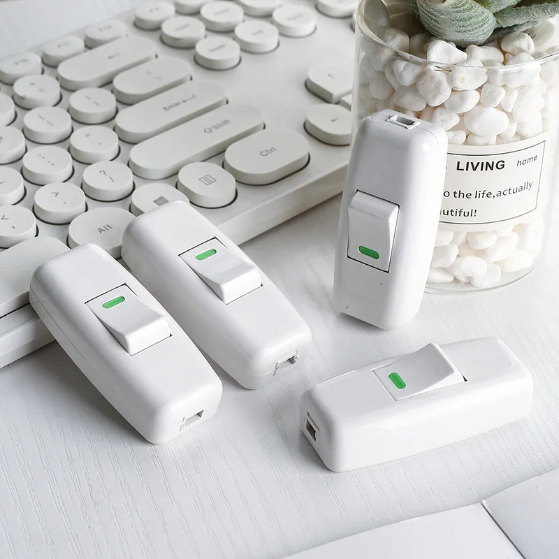 Boat Shape Switch Home Light Switches Classic White Inline On/Off Table ...