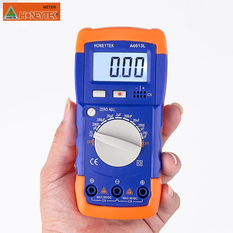 Capacitor Tester Digital Multimeter Tester Professional Capacitor ...