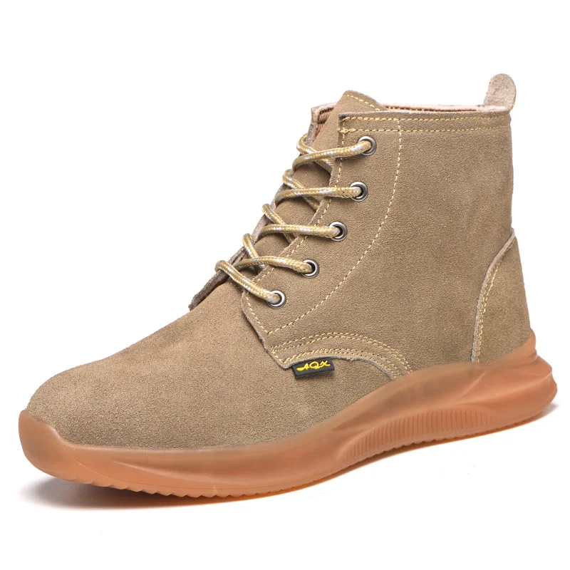 Construction Work Safety Boots Steel Toe Shoes Work Boots Men ...