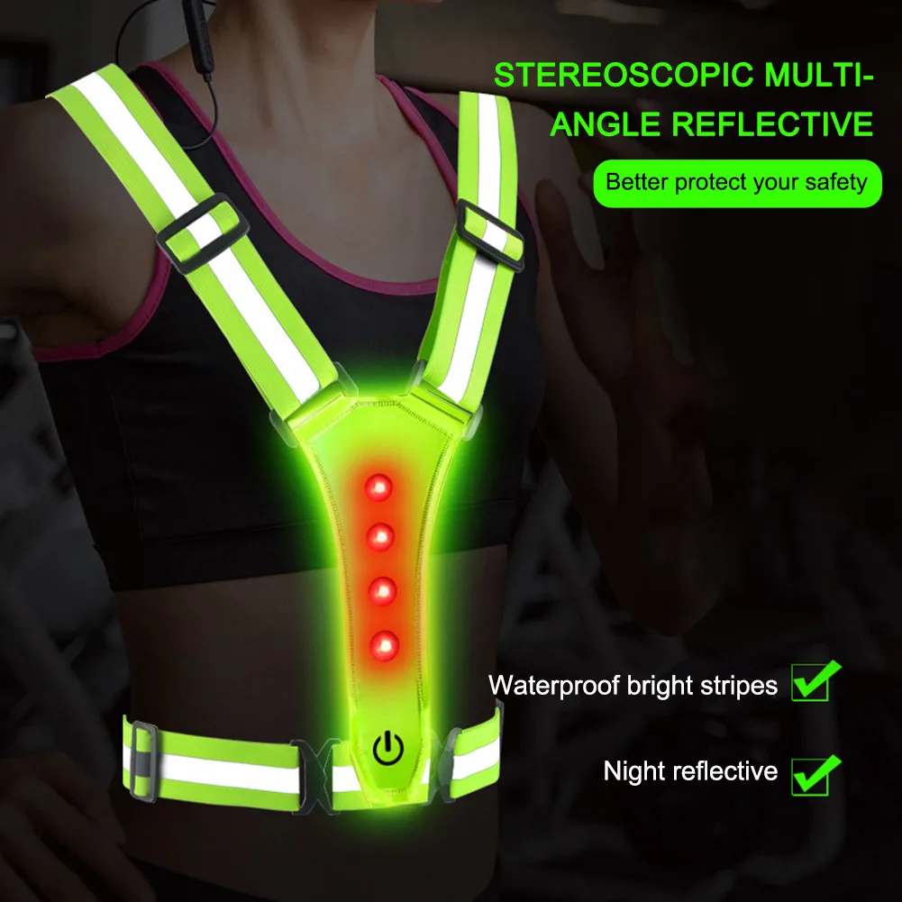 Cycling Jogging Safety Highlight Reflective Vest Night Work Security ...