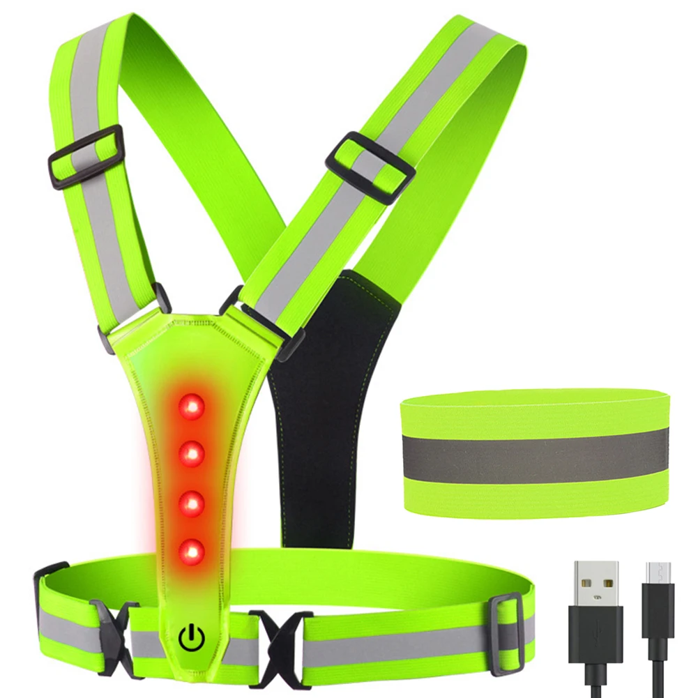 Cycling Jogging Safety Highlight Reflective Vest Night Work Security ...