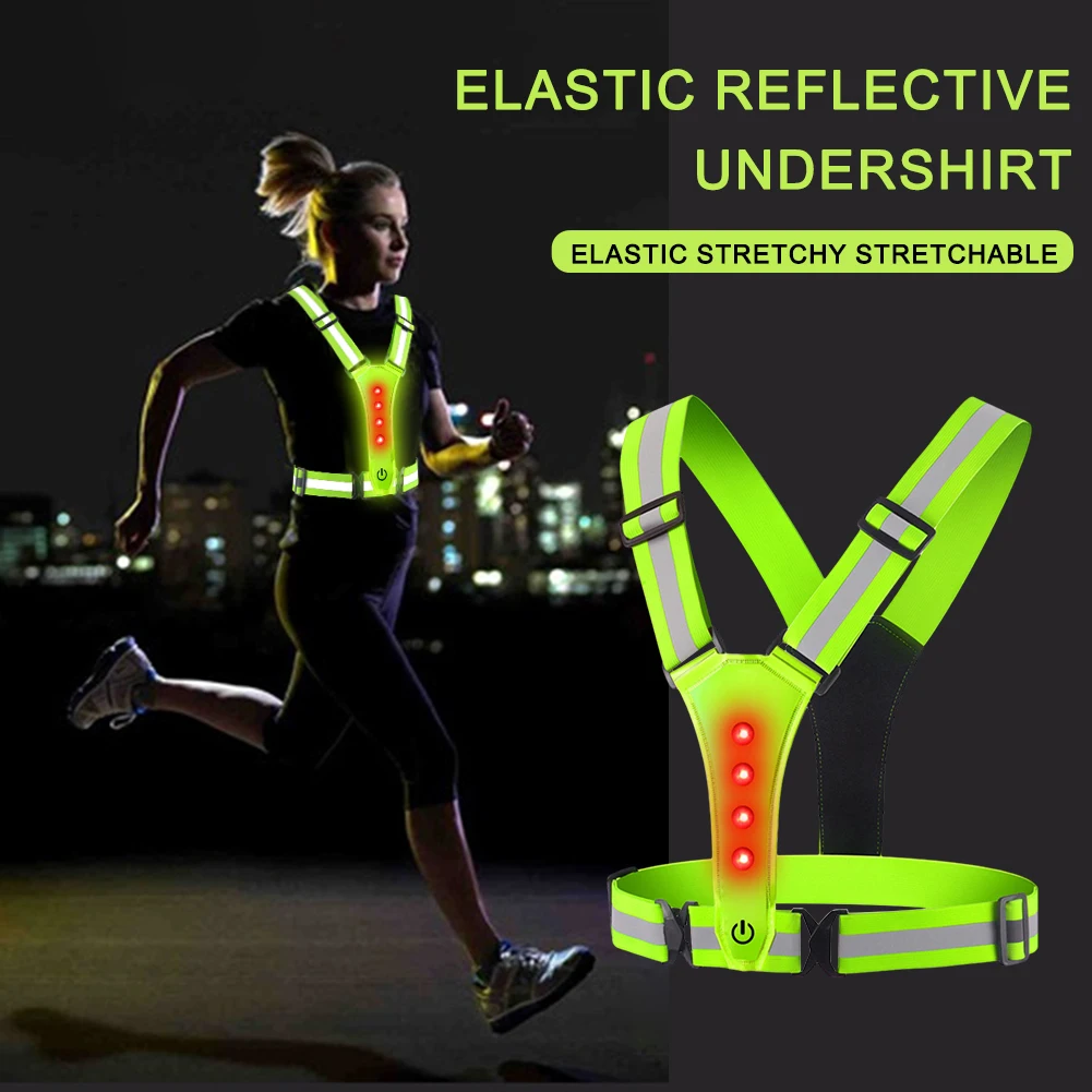 Cycling Jogging Safety Highlight Reflective Vest Night Work Security ...