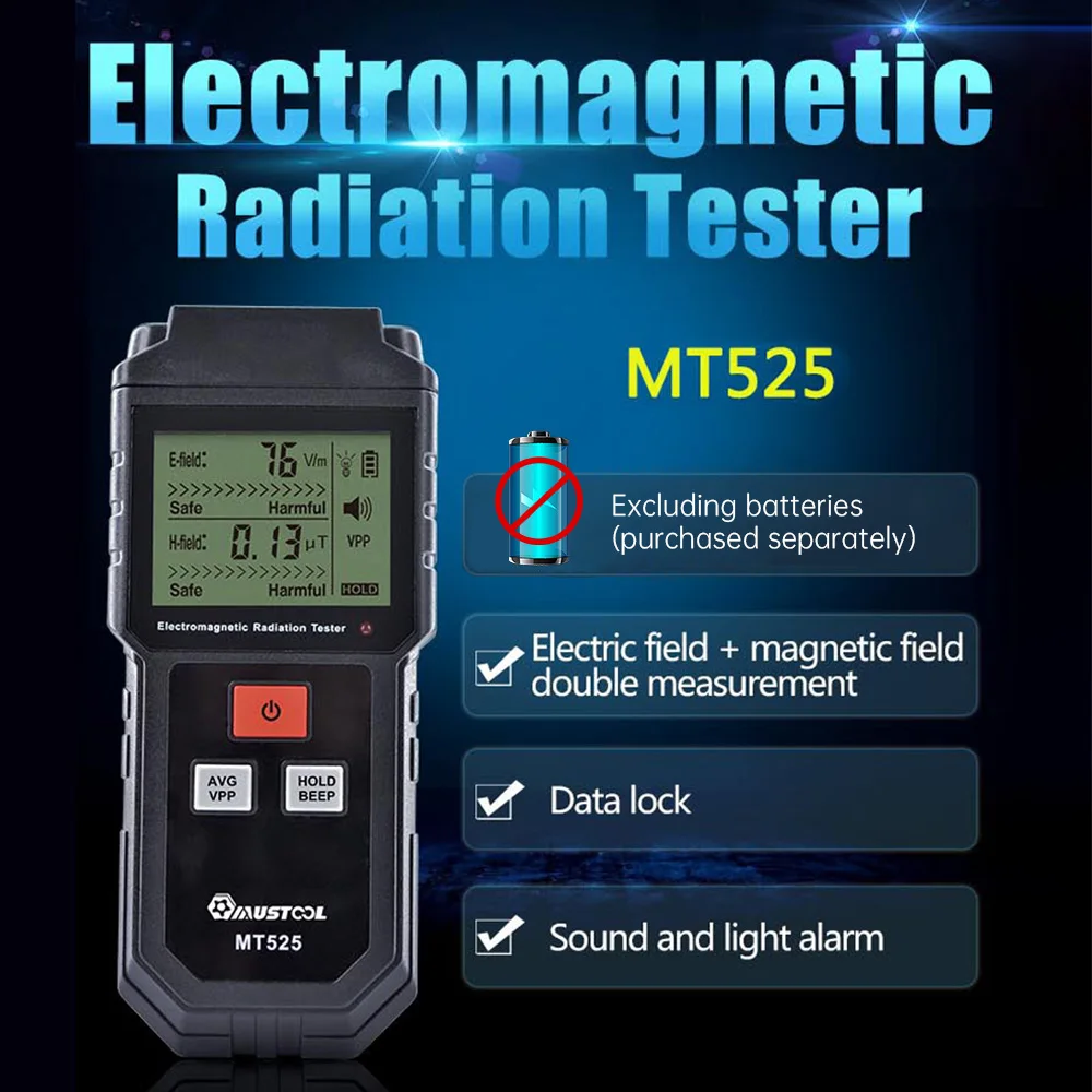 ET825 Handheld Digital Electromagnetic Radiation Tester Small Microwave ...