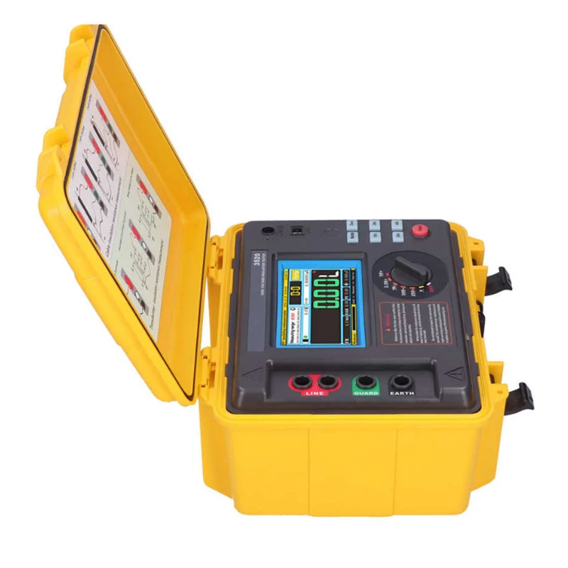 ETCR3520 High Performance HV Insulation Resistance Tester 5Kv 10Tohm ...