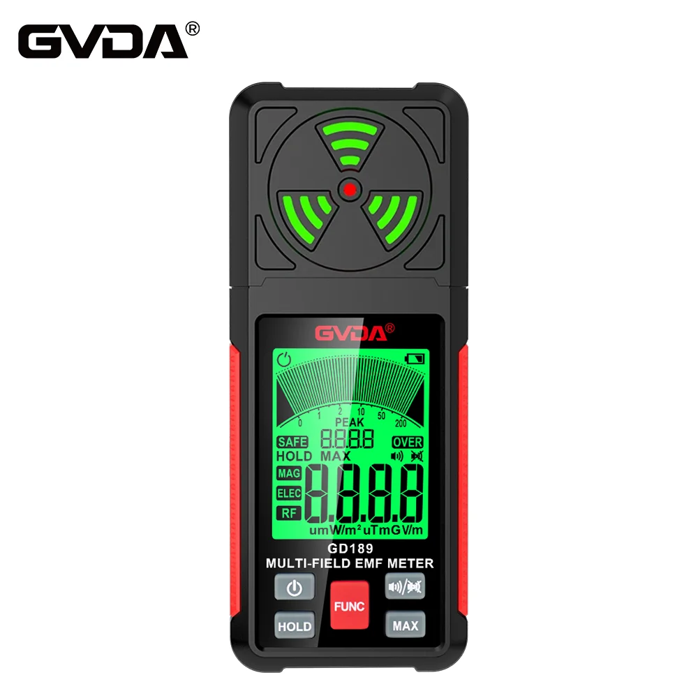 GVDA Multi-field EMF Meter Portable Electromagnetic Field Radiation ...