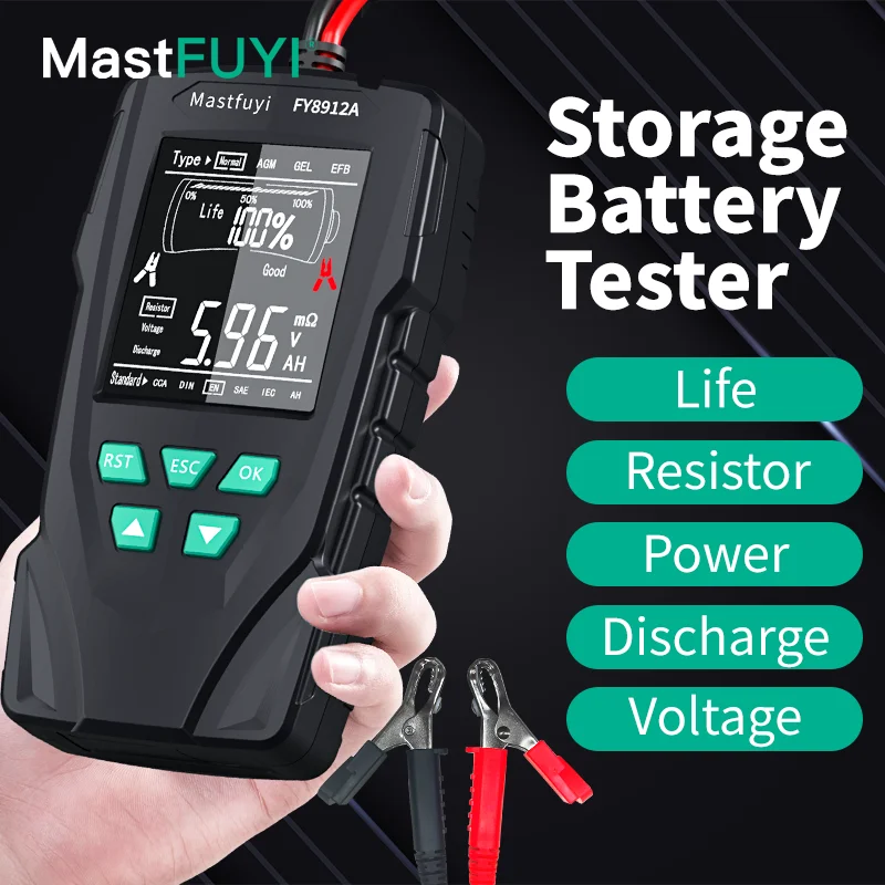 MASTFUYI Electric Battery System Tester Battery Internal Resistance ...