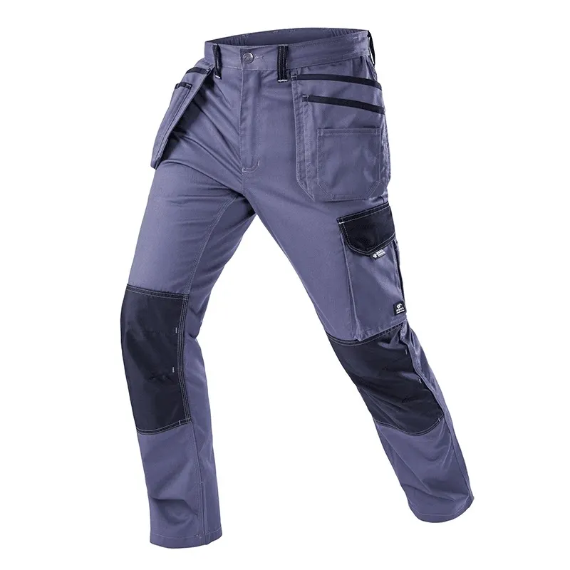 Mens Construction Working Pants Knee Reinforcement Workwear Trousers ...