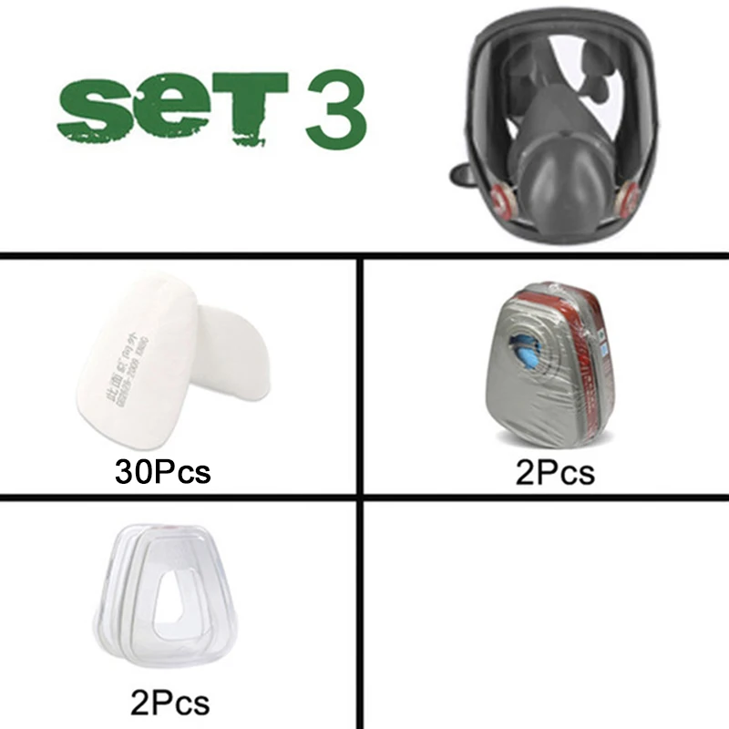 New 6800 Type Industrial Painting Spraying Respirator Safety Work ...