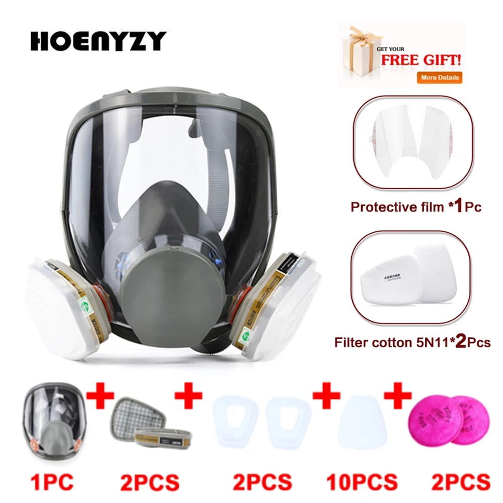 New 6800 Type Industrial Painting Spraying Respirator Safety Work ...