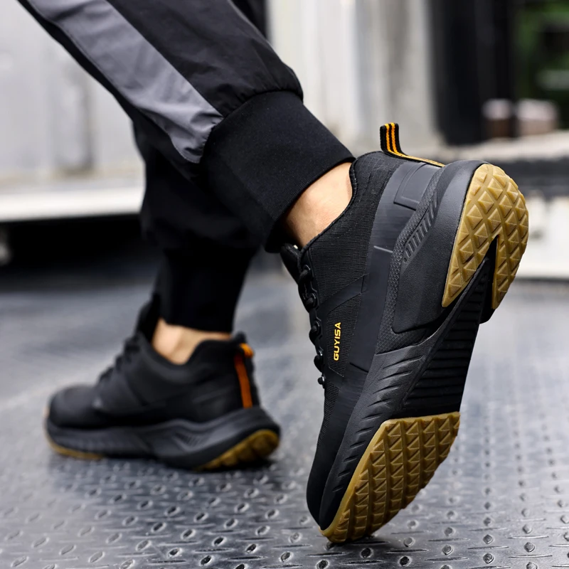 New Men's Insulation 10KV Anti Impact Anti Puncture Electrician Shoes ...