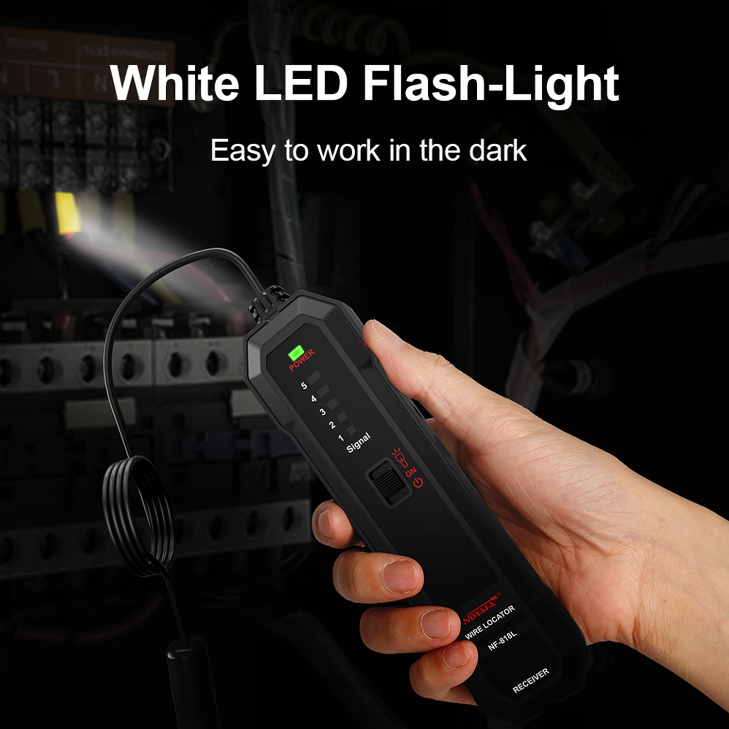 Noyafa NF-818L Underground Wire Tracer Anti-Interference Cable Tester ...