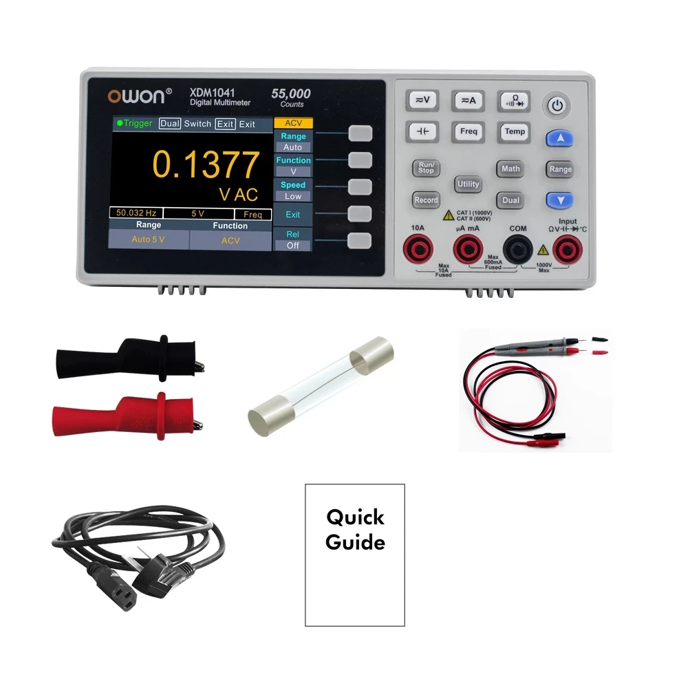 OWON 4 1/2 XDM1041 XDM1241 Digital Multimeter Portable Bench True RMS ...