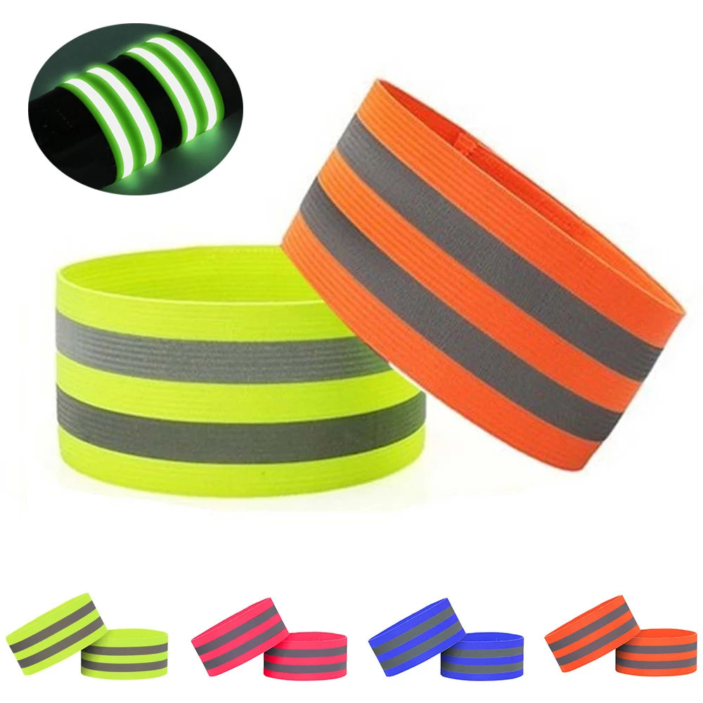 Reflective Bands For Wrist Arm Ankle Leg High Visibility Reflect Straps ...