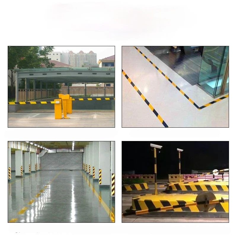 Reflective Warning Tape Stickers Black and Yellow Night Lights Will ...