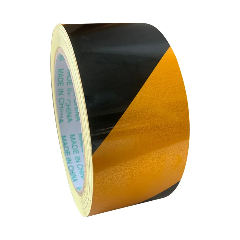 Reflective Warning Tape Stickers Black and Yellow Night Lights Will ...