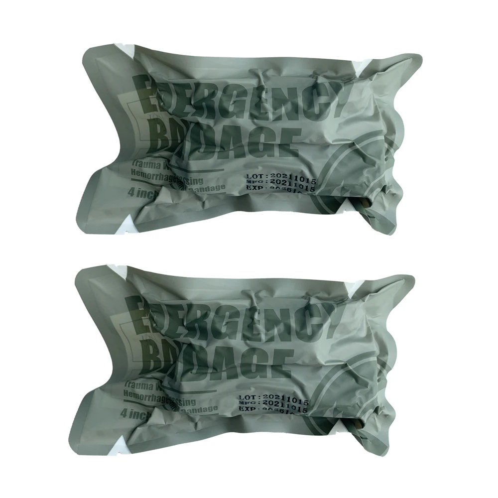 Rhino Rescue 4inch Israeli Bandage Wound Dressing Emergency Compression ...