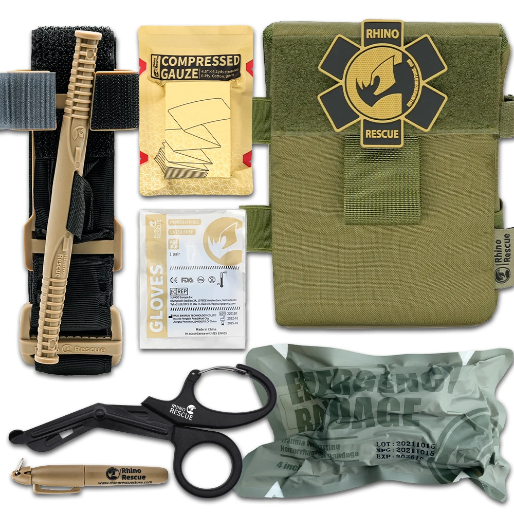 Rhino Rescue CUF Trauma Kit,IFAK, First-Aid Kits,EDC Trauma,Combat ...