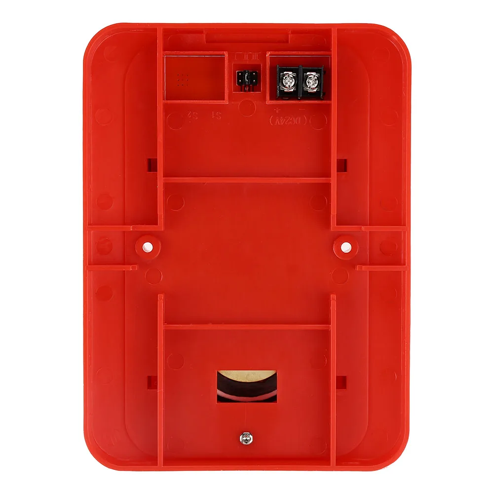 Sound & Light Fire Alarm Warning Strobe Horn Alert Safety System Sensor ...