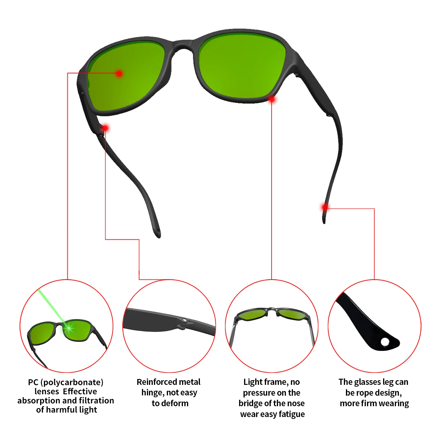 Sunglasses for Infrared Light X-Ray Protection Glasses Laser Security ...