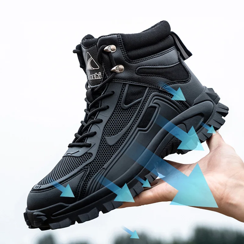 Waliantile Luxury New Men Safety Boots Protect Puncture Proof ...