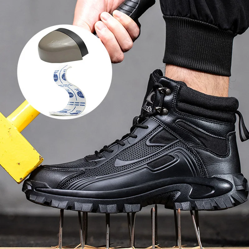 Waliantile Luxury New Men Safety Boots Protect Puncture Proof ...