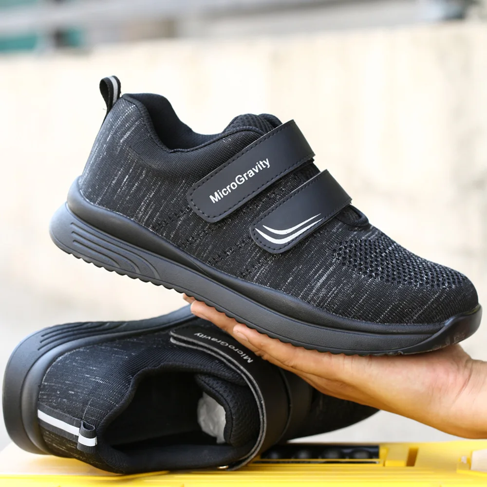 Work shoes Men's Steel Toe Safety Shoes Construction Protective ...