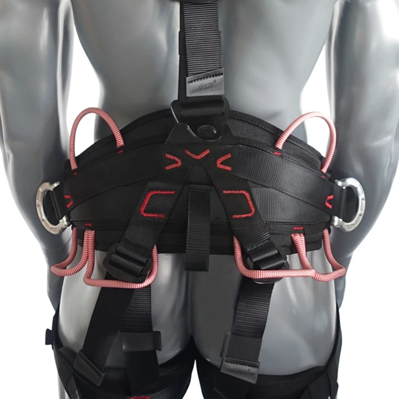 Rock Climbing FULL BODY Harness Tree Arborist Caving Roofer Fall Arrest ...